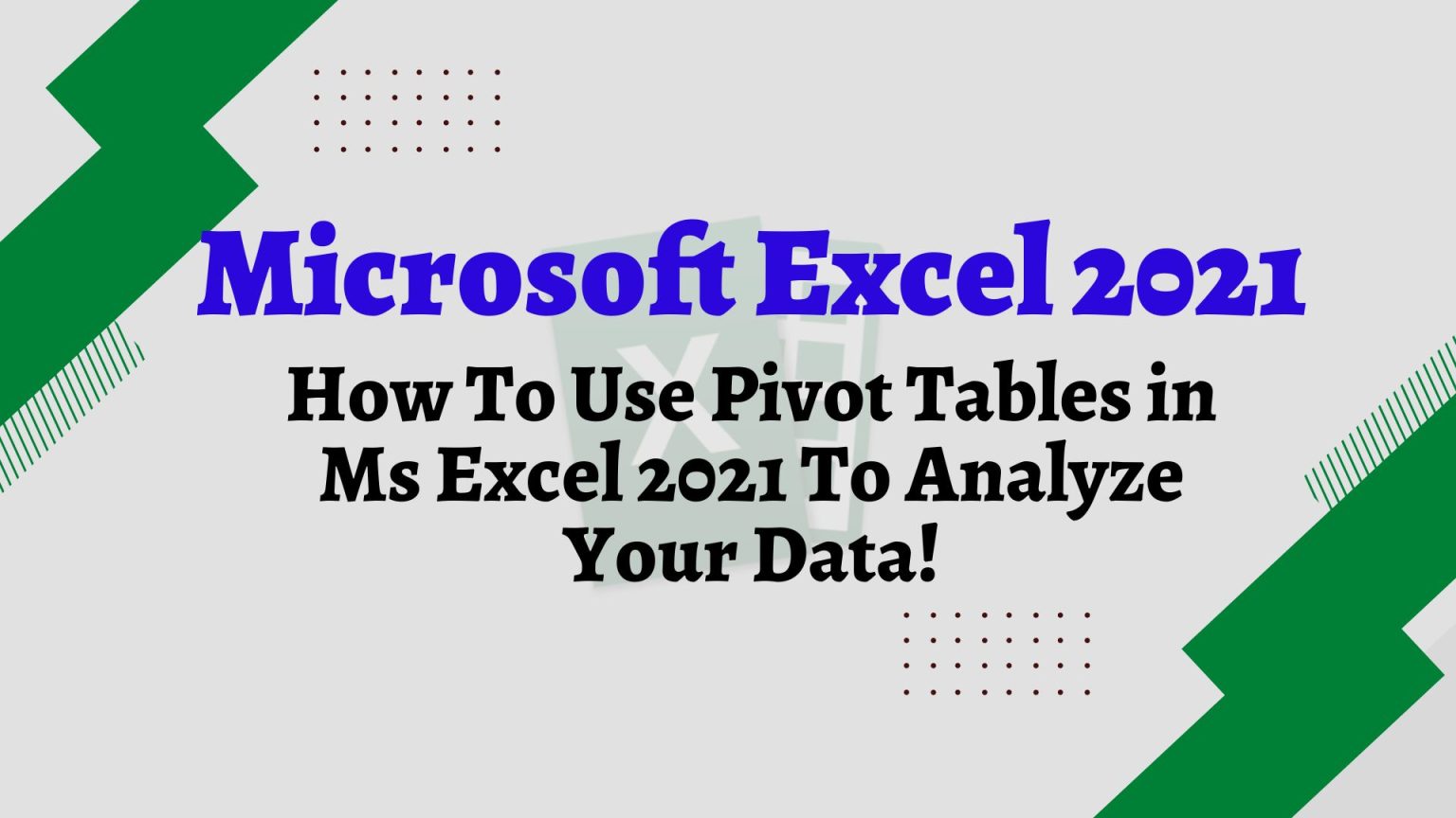 Pivot Table Tutorial Bangla Archives FM SKILL SHARING